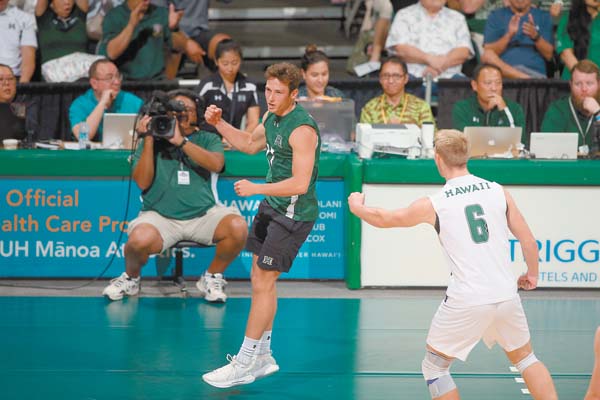 UH volleyball star Colton Cowell of Maui built for this | News, Sports ...